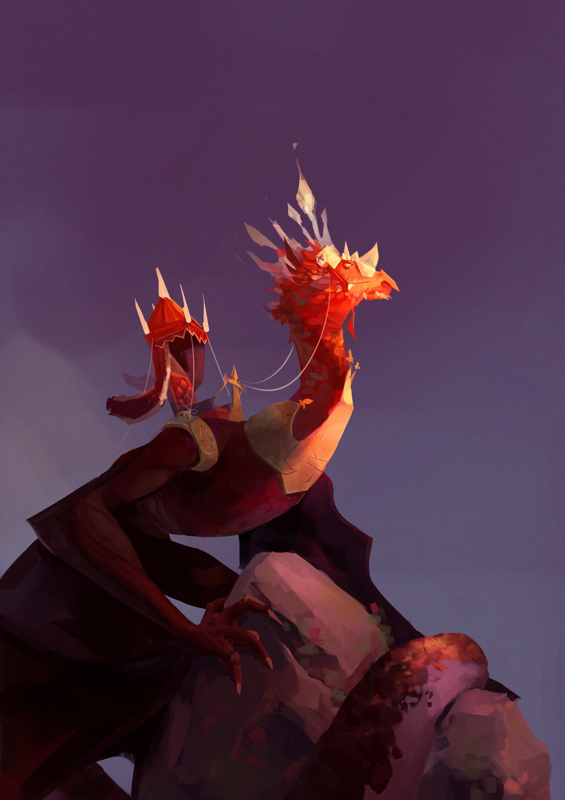 ArtStation - The king's dragon!