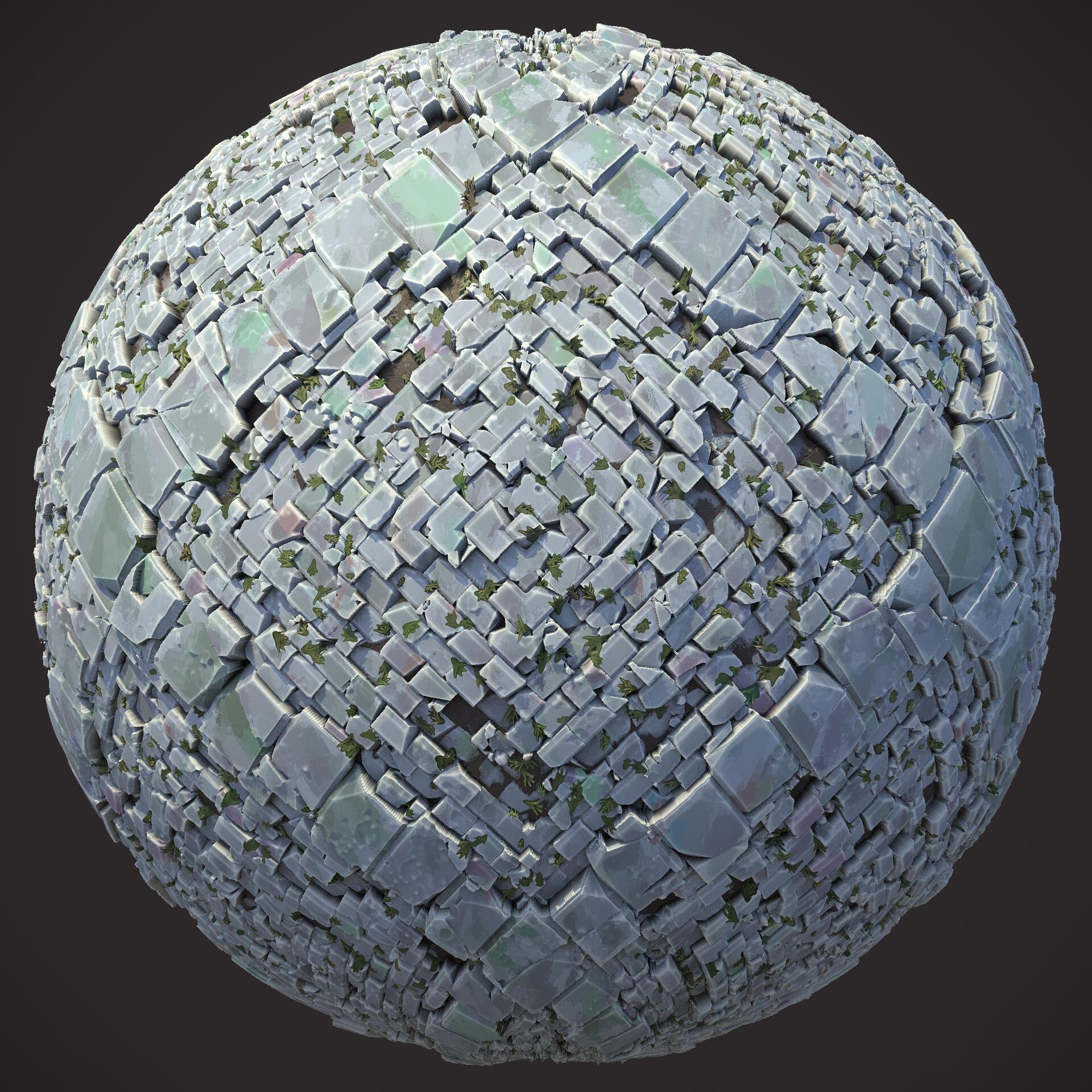 Hugh Stuart - Stylized Damaged pavements