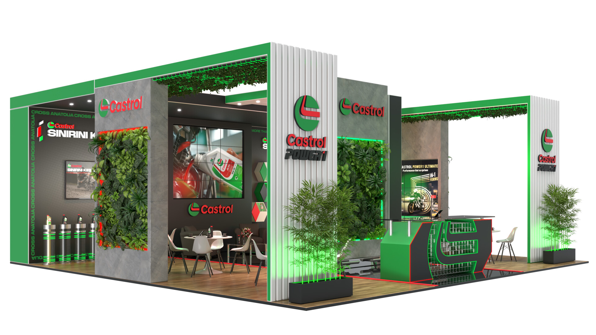 ArtStation - CASTROL - Exhibition Stand Design