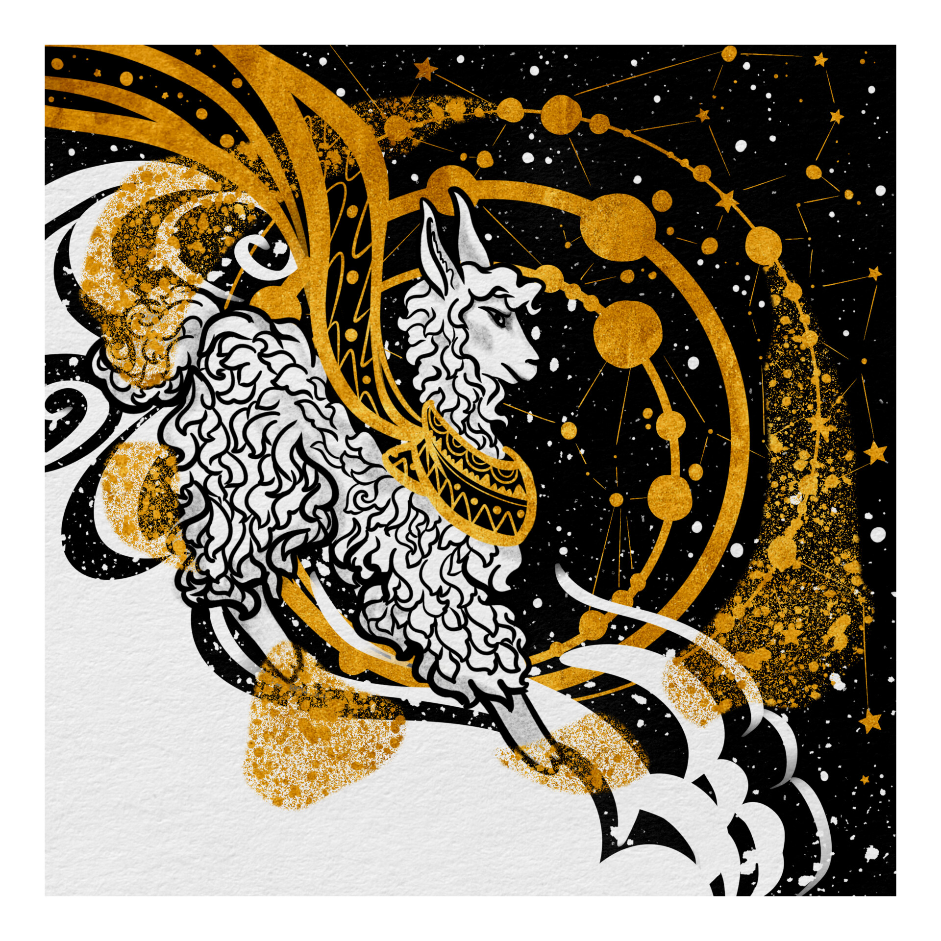 ArtStation - Fluffy Llama Fly