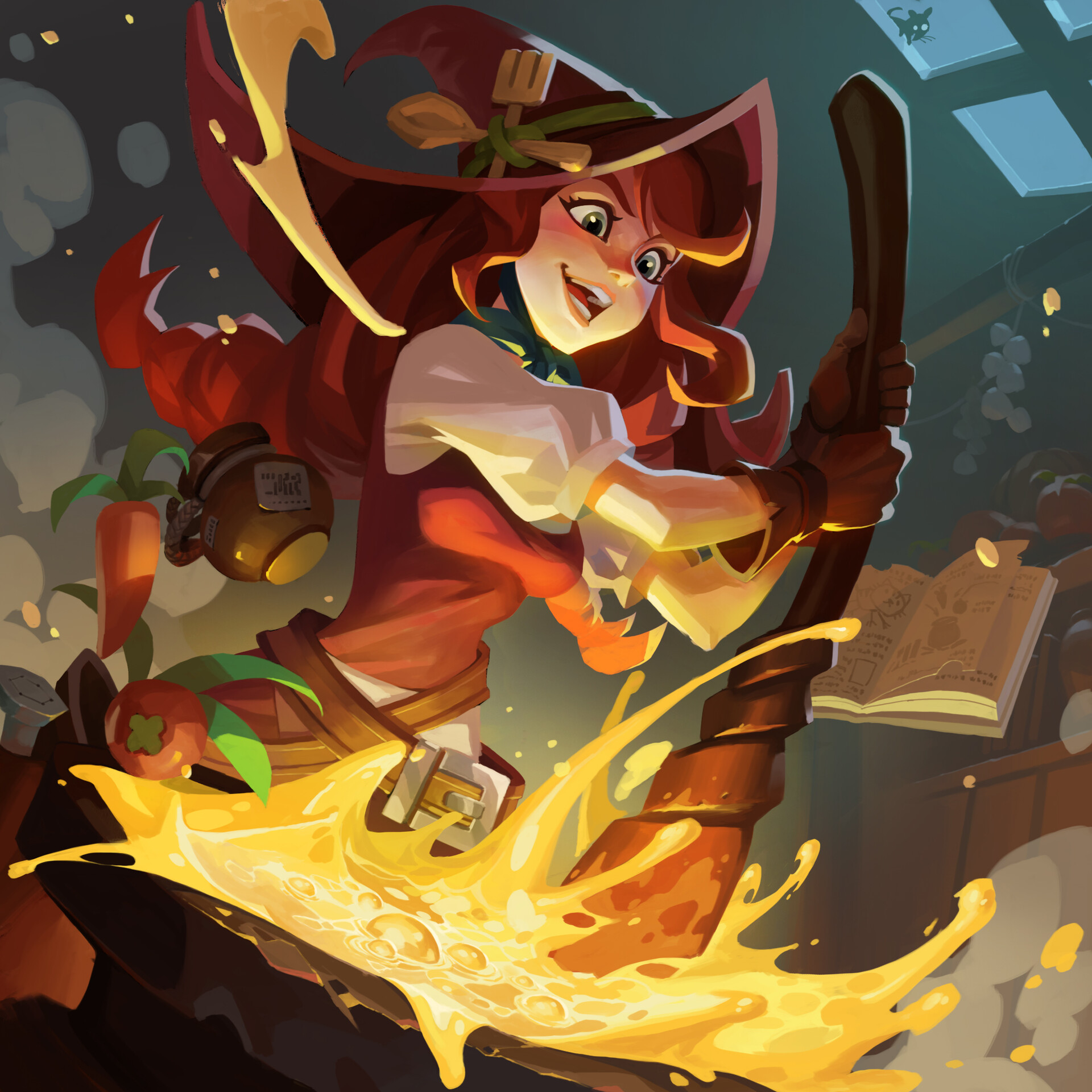 ArtStation - Card drawing-Cartoon-《SOA》