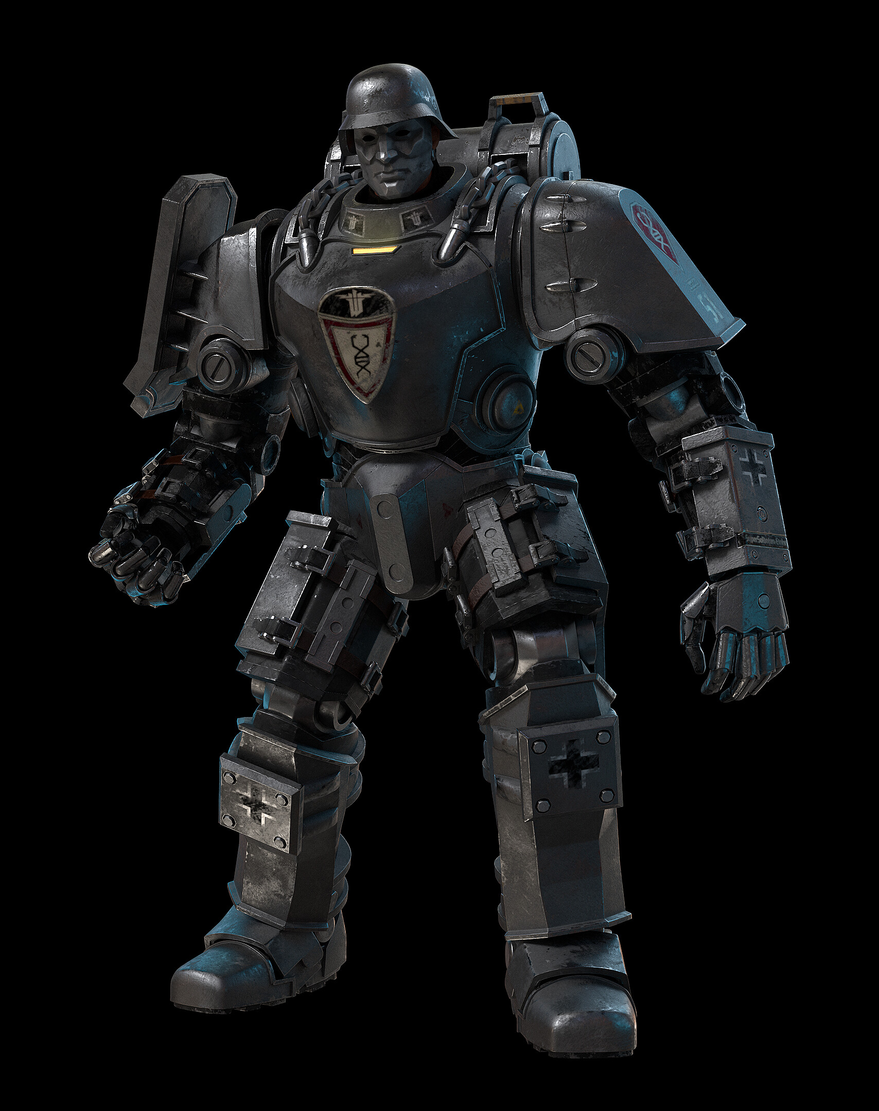 ArtStation - Wolfenstein - The Supersoldaten 60 (mechanized)