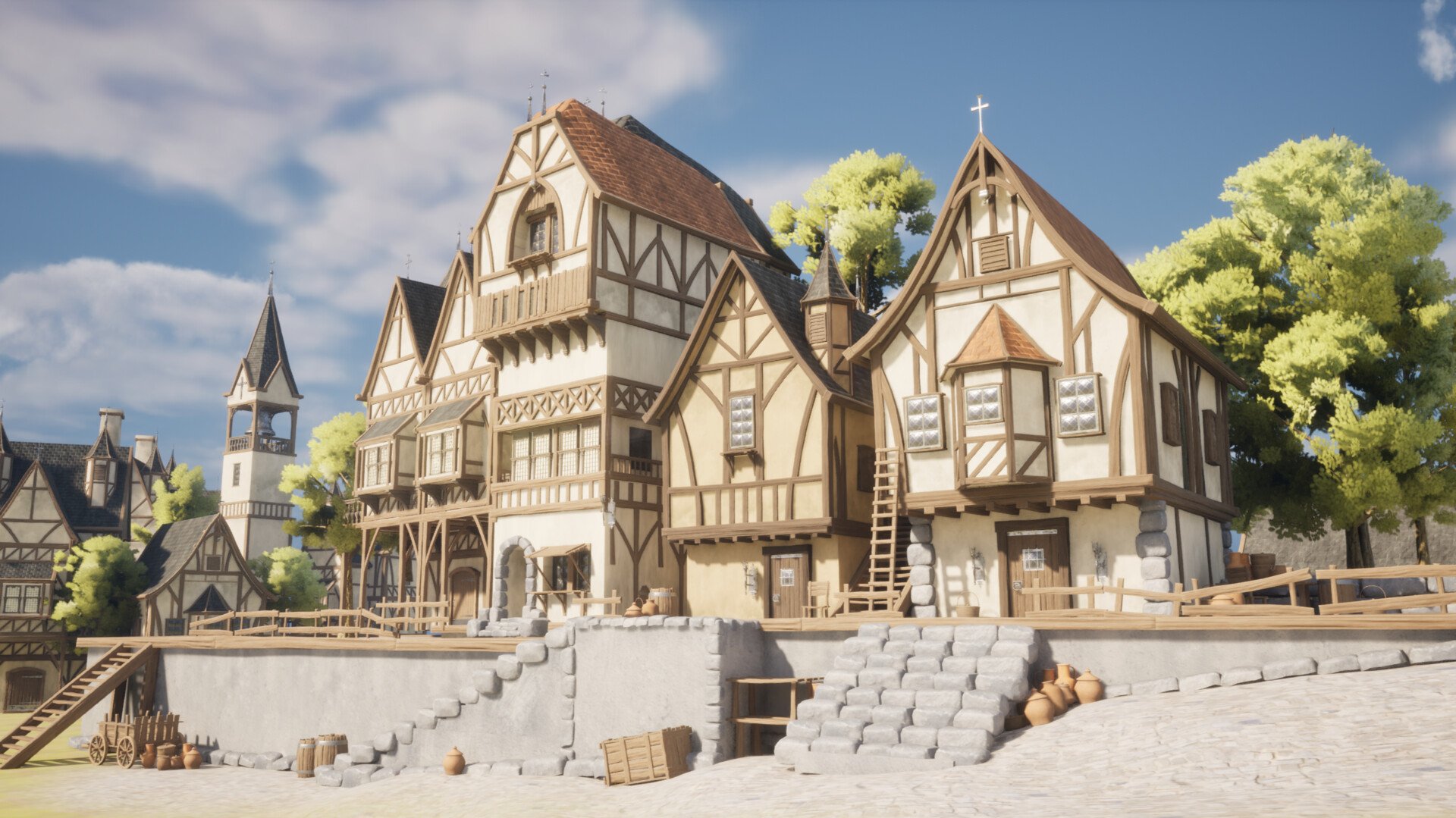 ArtStation - Medieval Fantasy Street