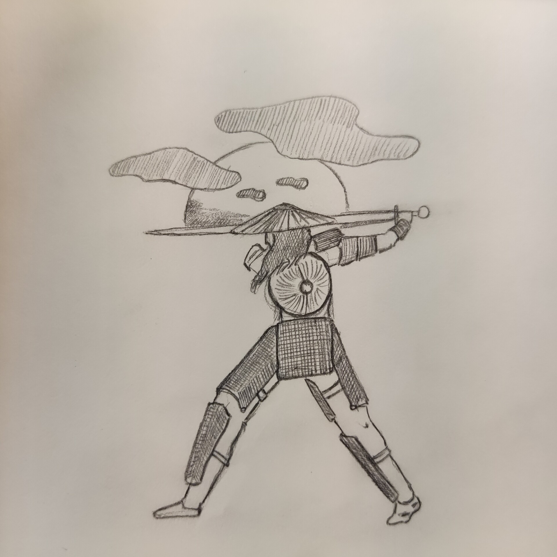 ArtStation - regular samurai vibes,but idea with a sun seems cool to me 😜