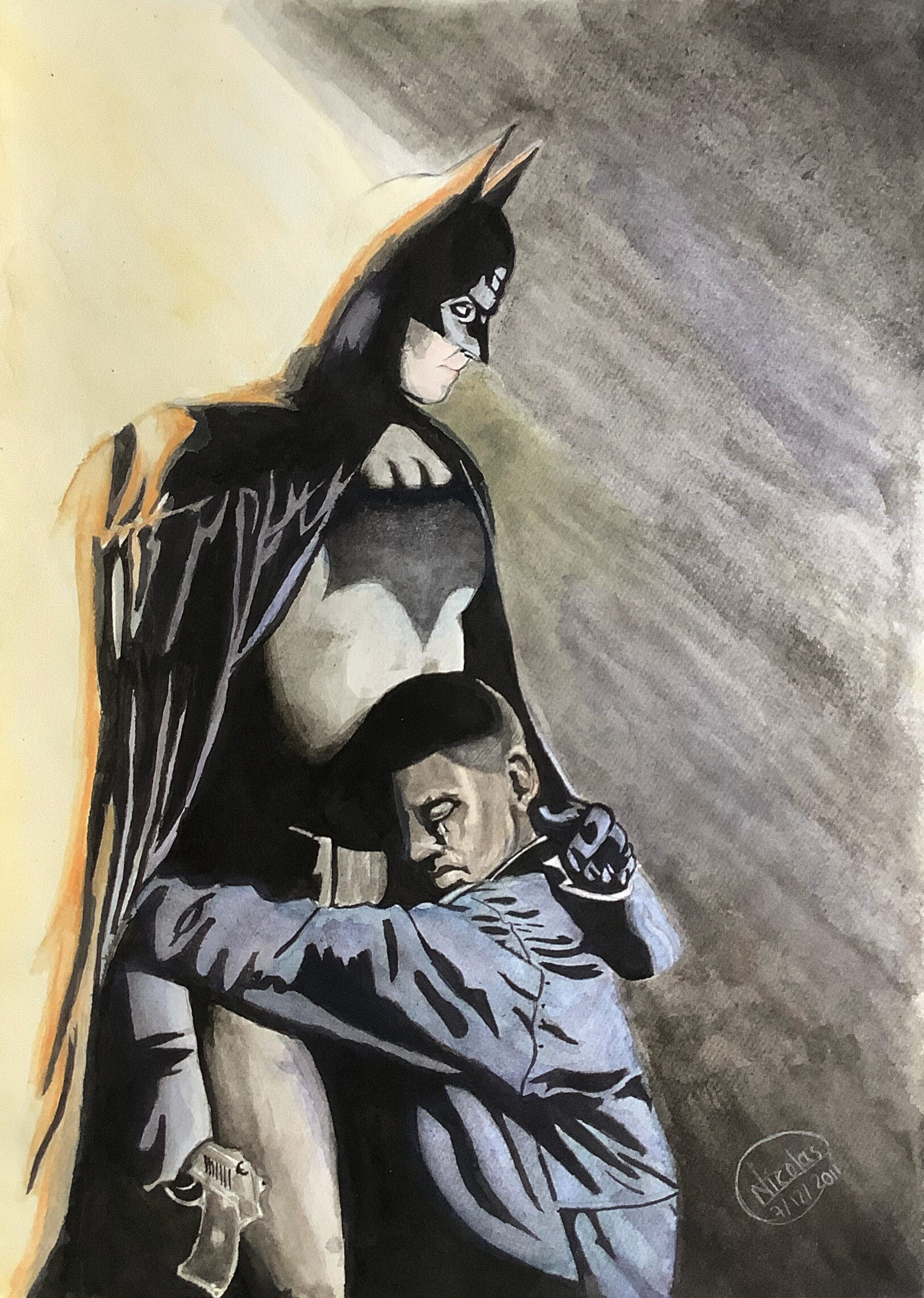 ArtStation - Batman - Alex Ross redraw