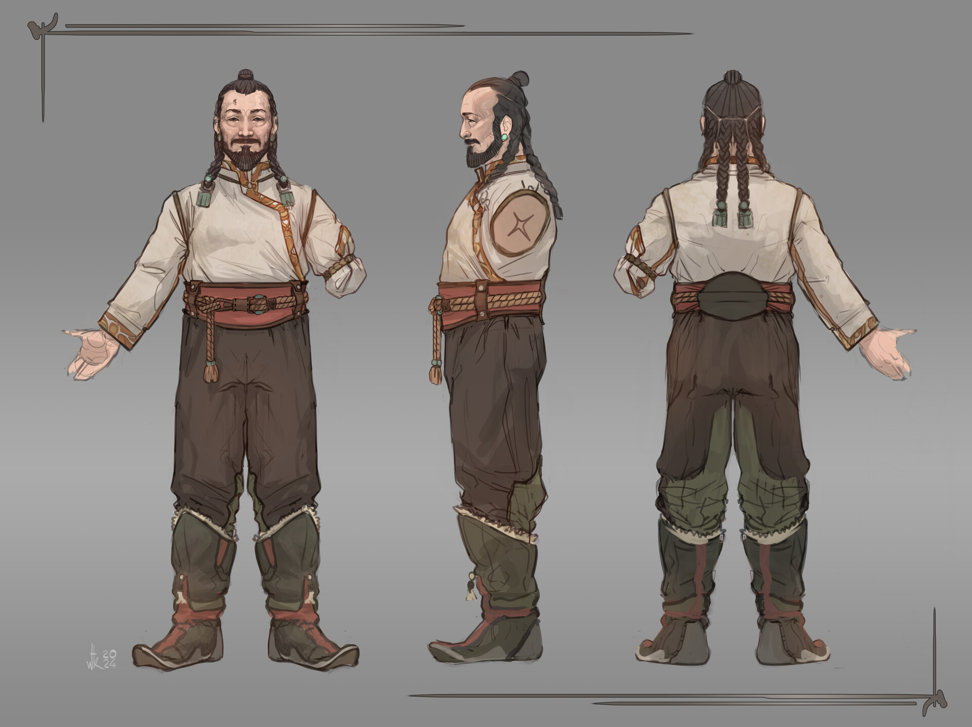 ArtStation - YENSHE turnaround