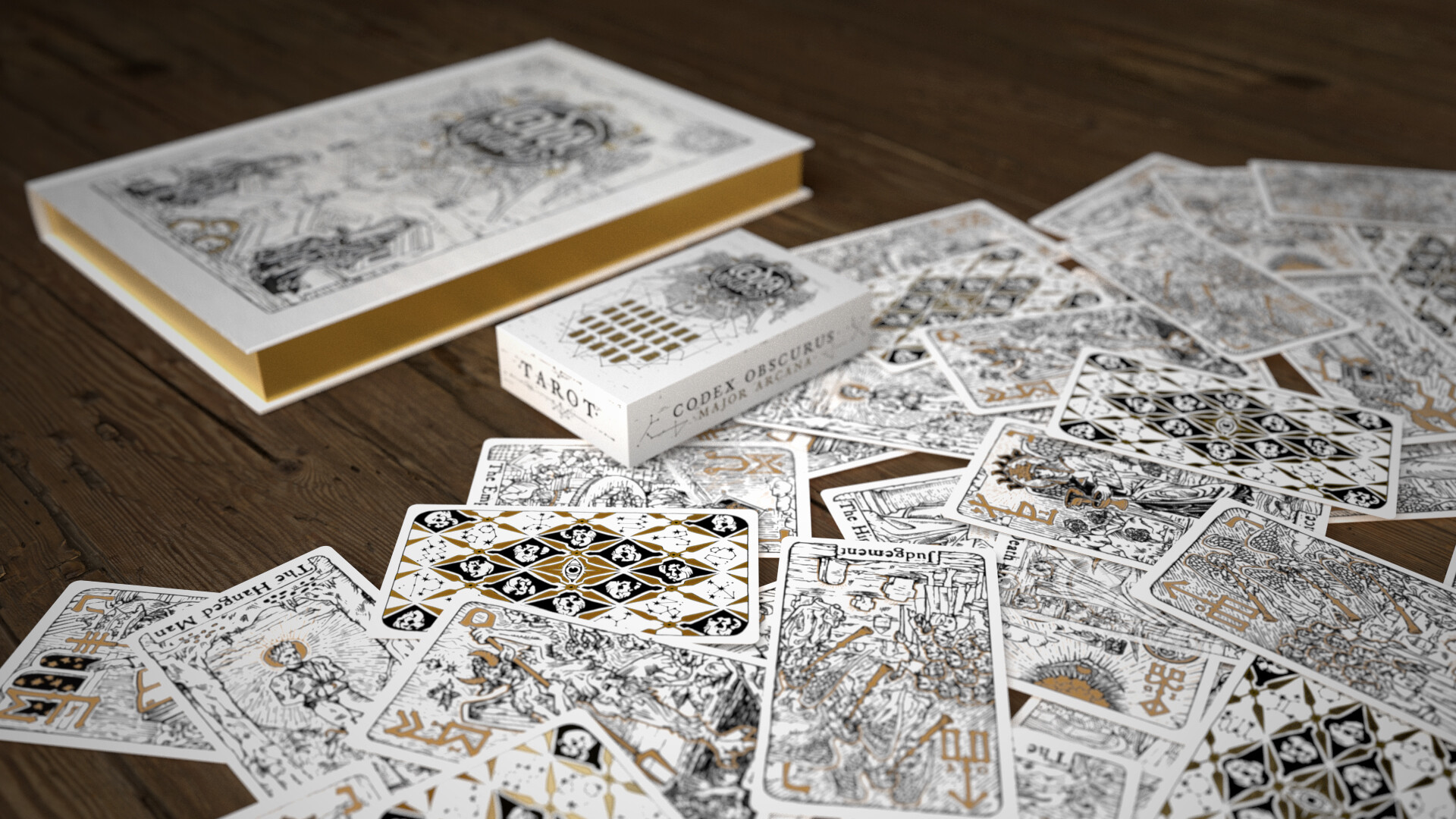 Milos Nikolic - Codex Obscurus - Book Mockup Renders