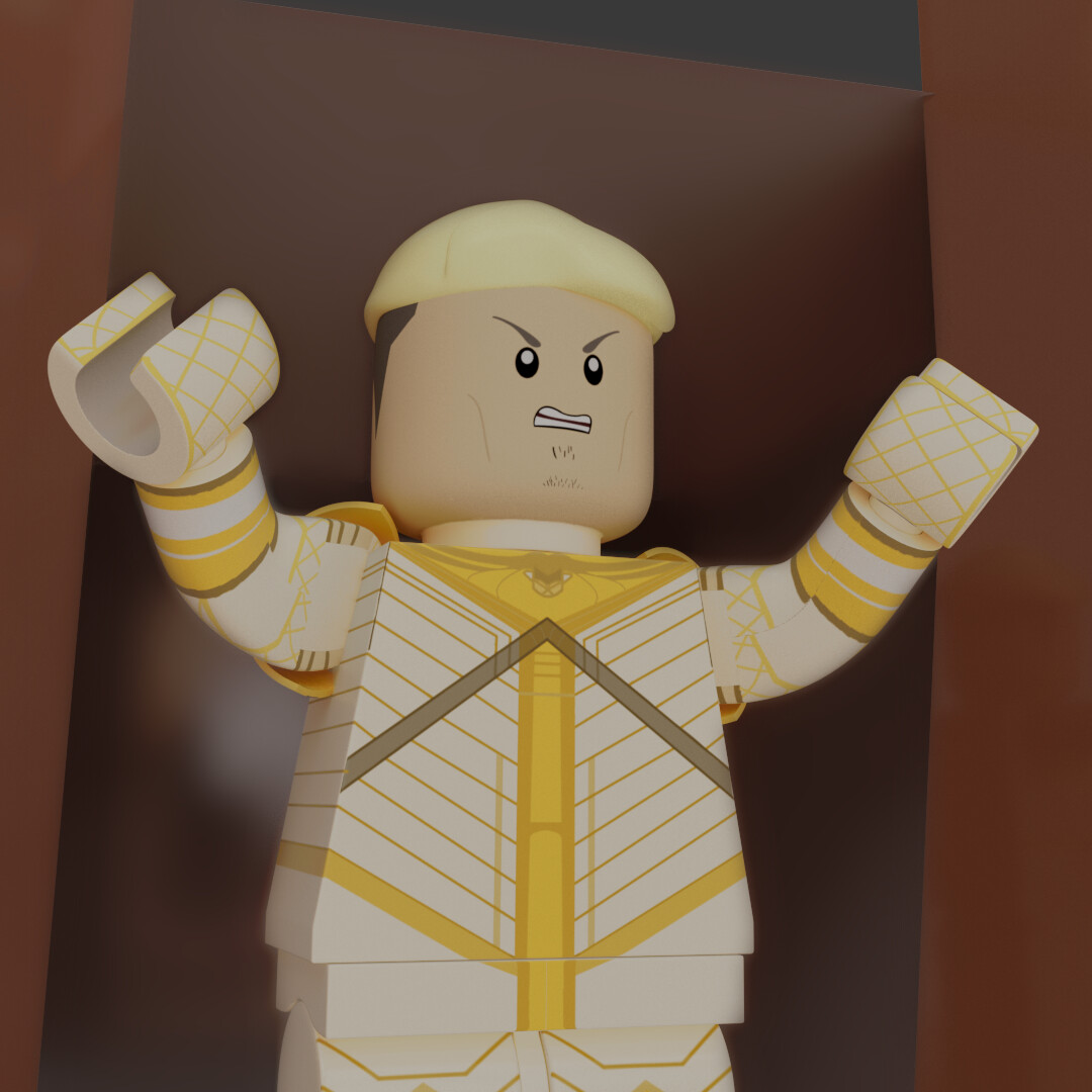 ArtStation - LEGO Nimona 3d model + RIG
