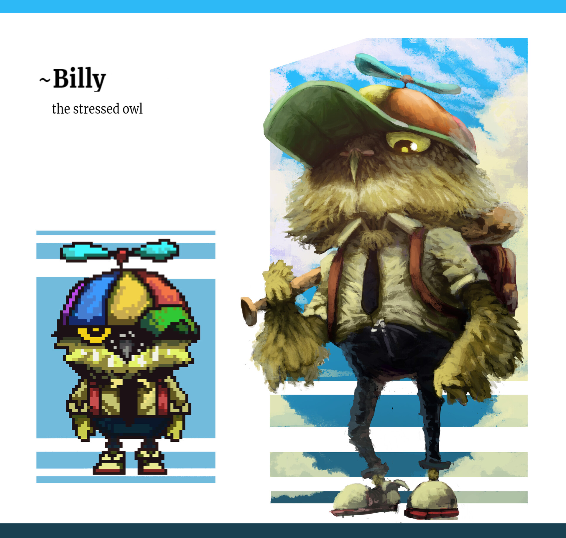 ArtStation - Billy the owl