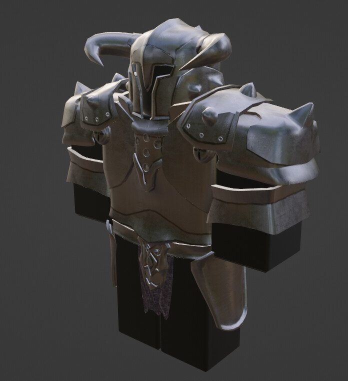 ArtStation - Heavy Plated Barbarian Armor
