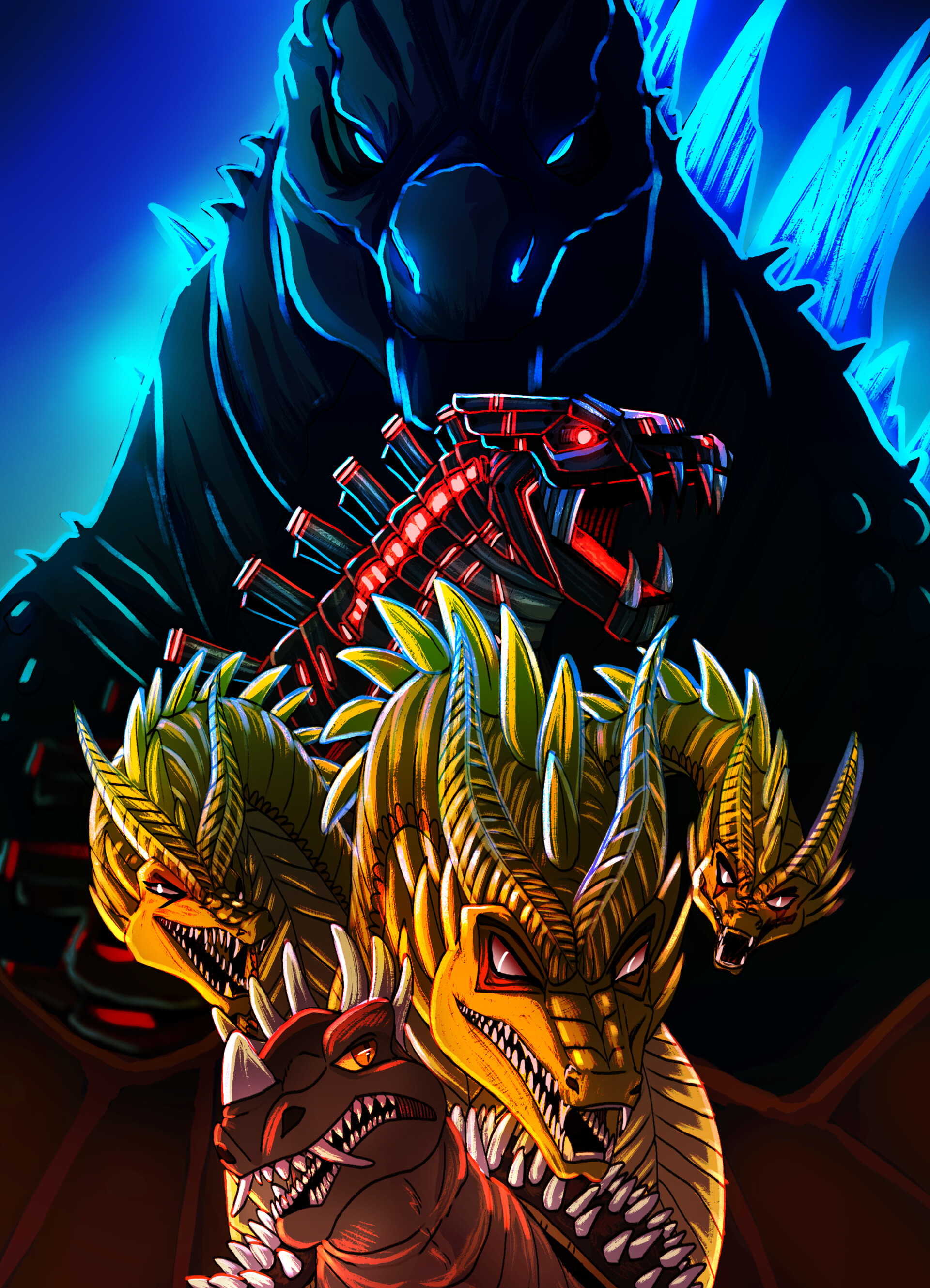 ArtStation - Godzilla Poster Art