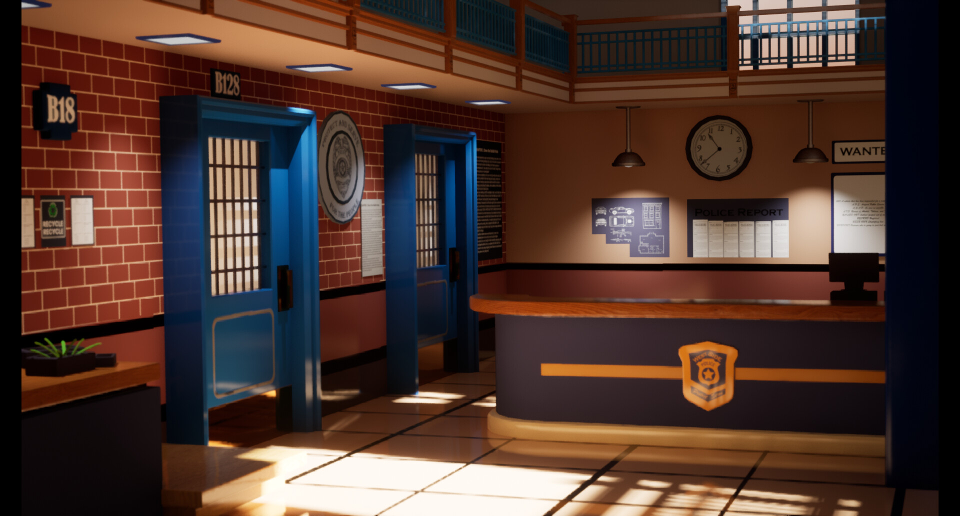 ArtStation - Police Station Envoriment