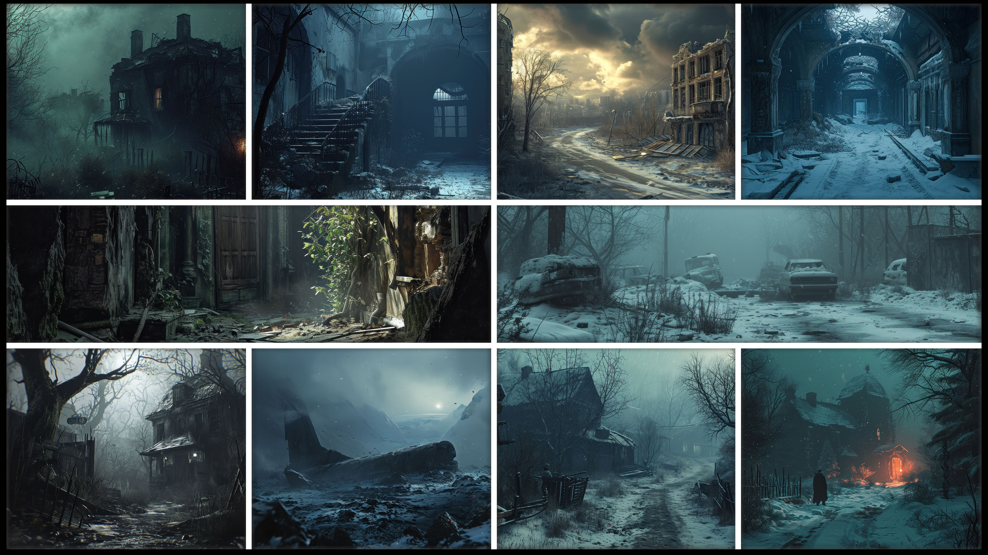 Ferial Concept - 🔹220 Apocalypse Horror - Exterior Reference Image Pack ...