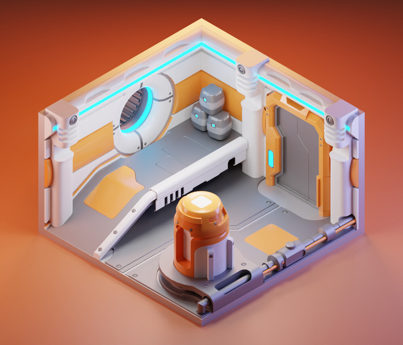 ArtStation - Sci-Fi Corridor