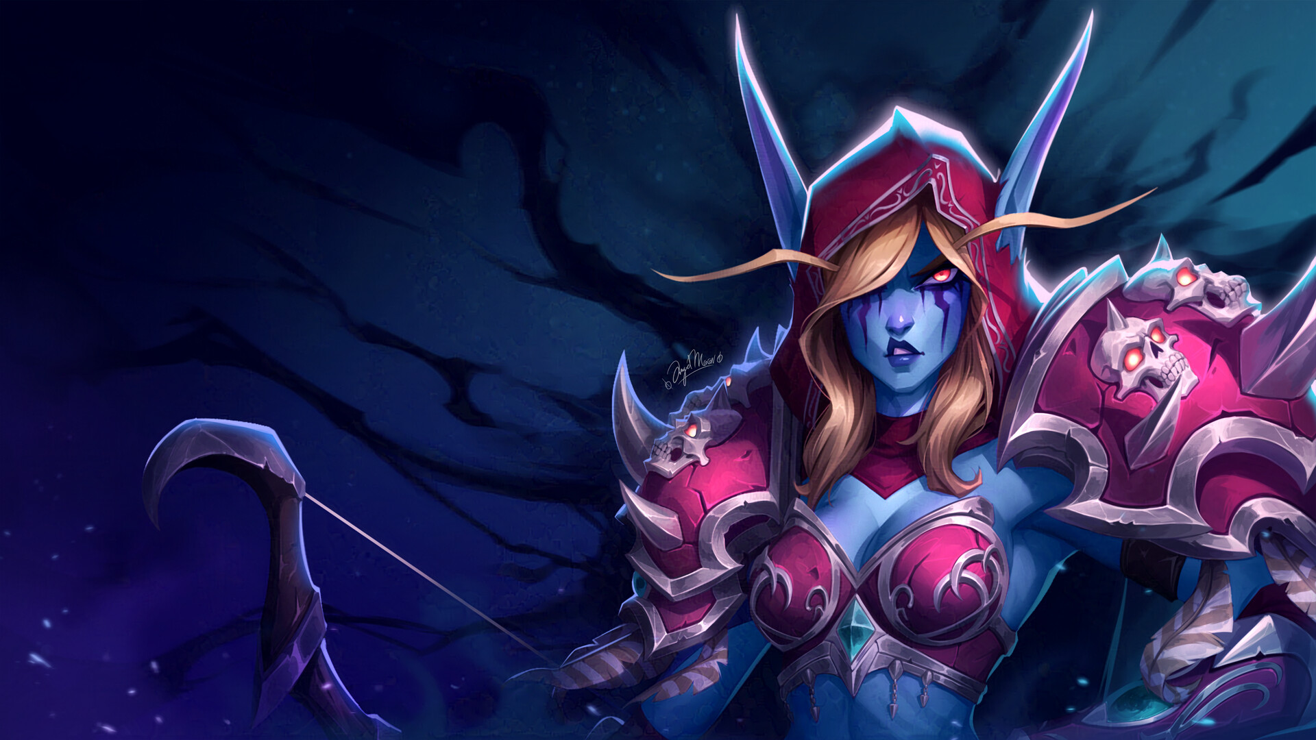 sylvanas windrunner wallpaper