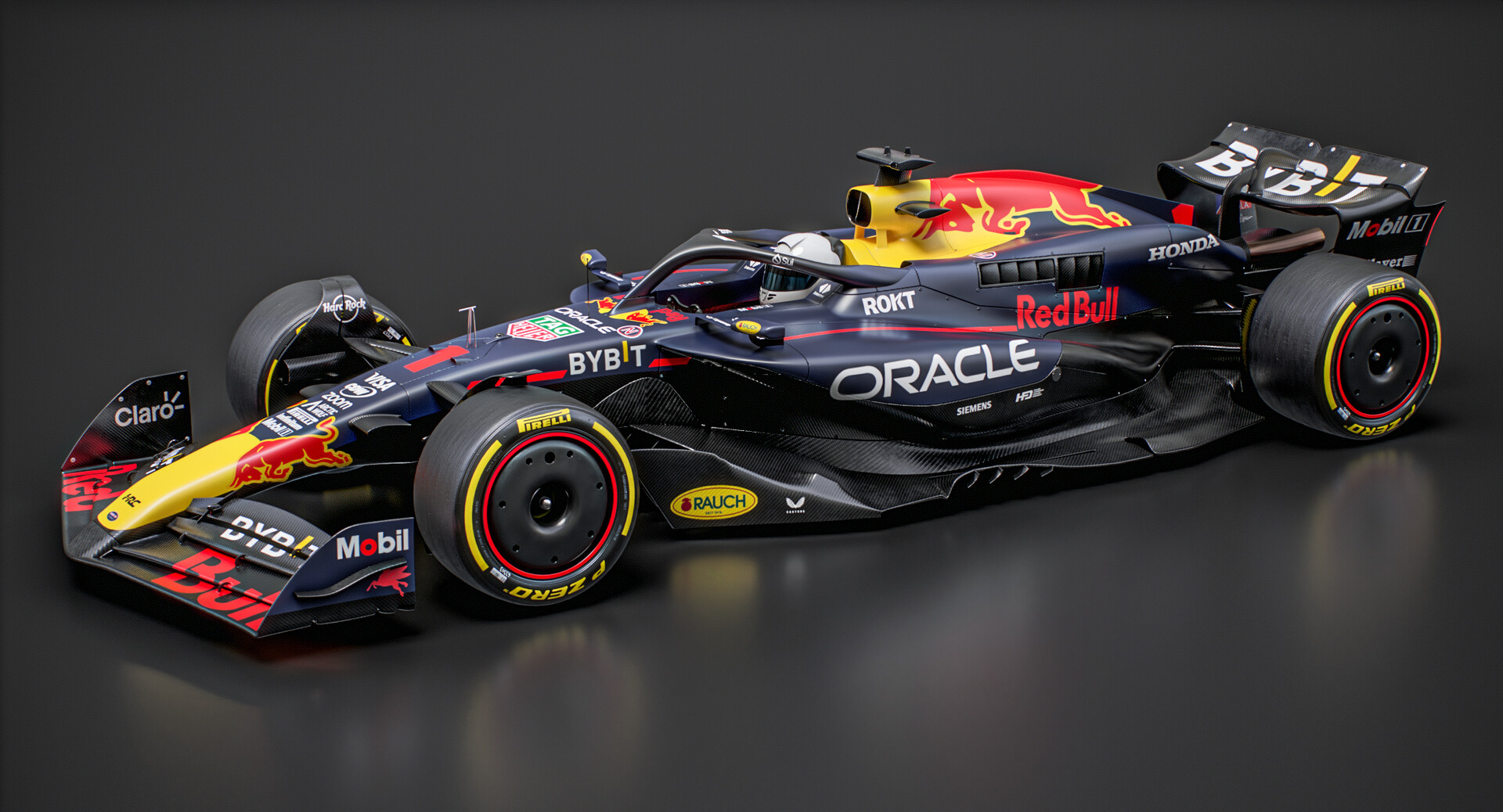OpticalDreamSoft - RedBull Racing F1 2024 RB20 Formula 1 Race Car PBR 3D model