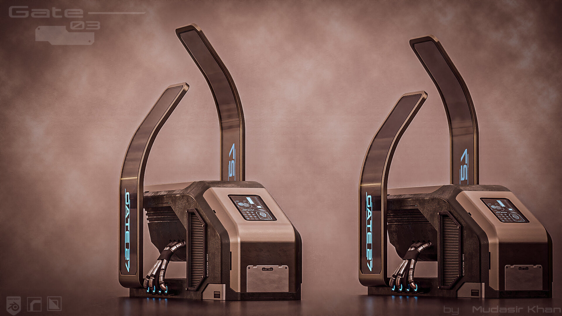 ArtStation - Sci-Fi Terminal