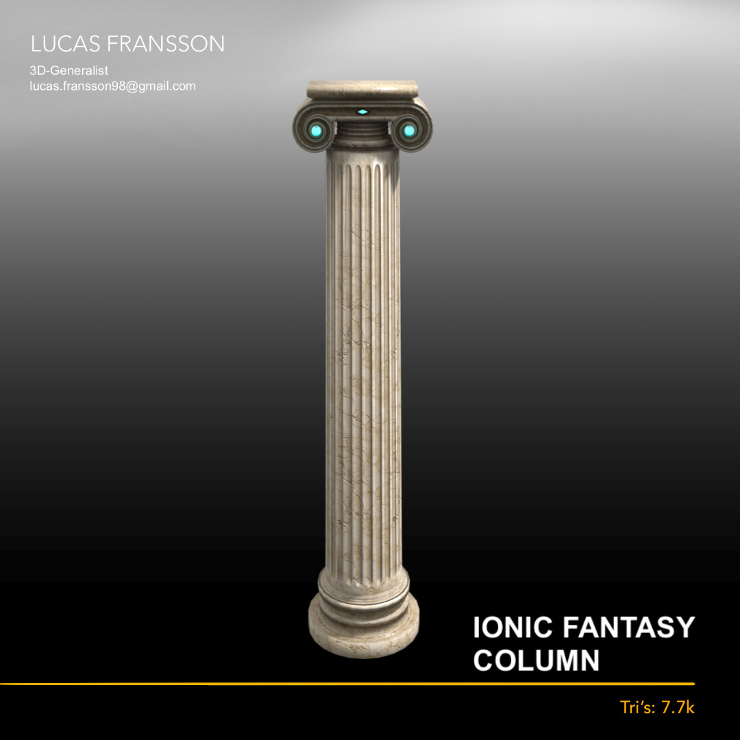 ArtStation - Ionic fantasy column