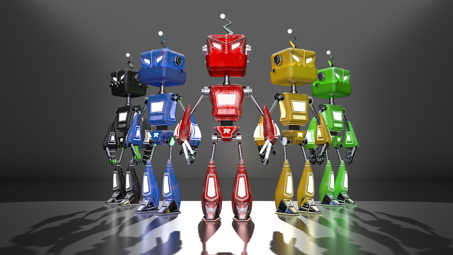 ArtStation - Mini Robots