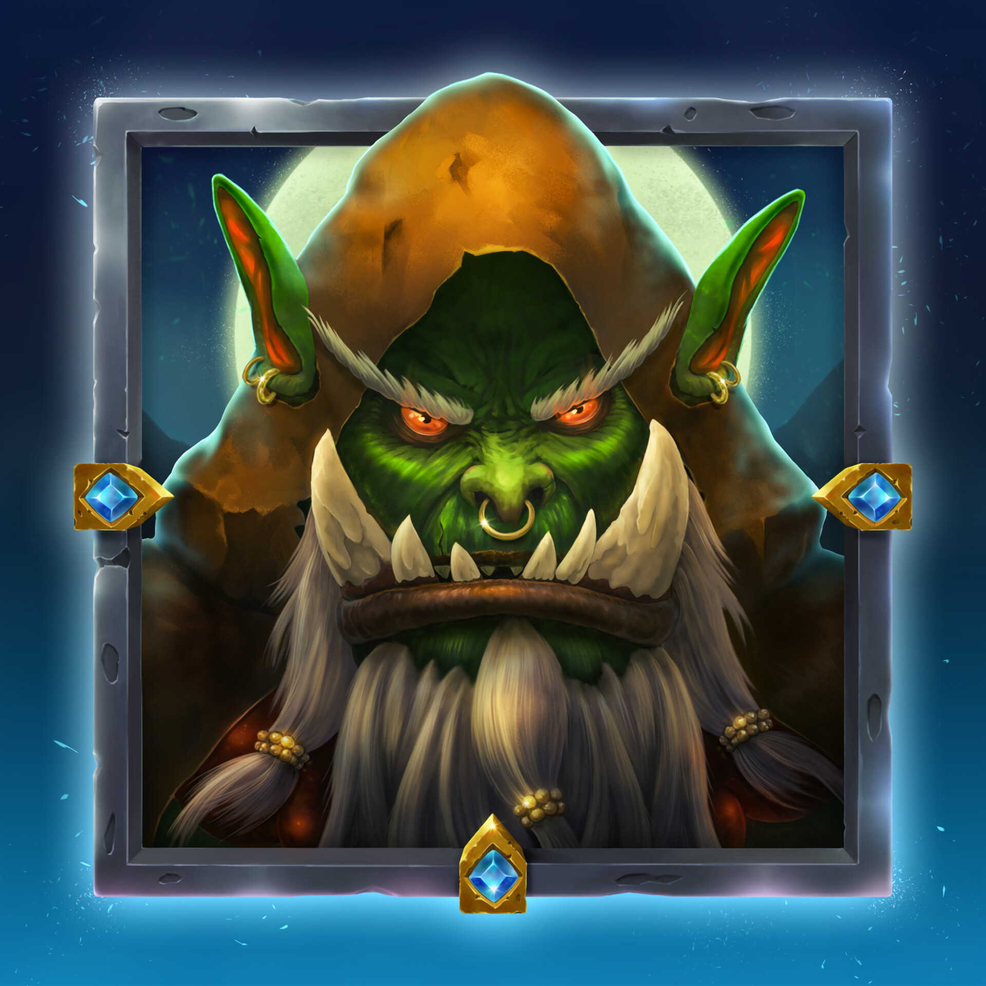 ArtStation - Orc Slot Game Art Symbol