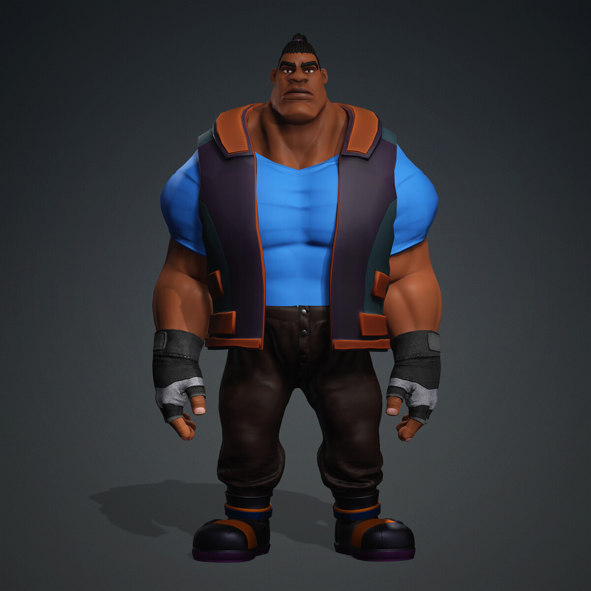 ArtStation - Bulky / Strong Hero for Character Creator