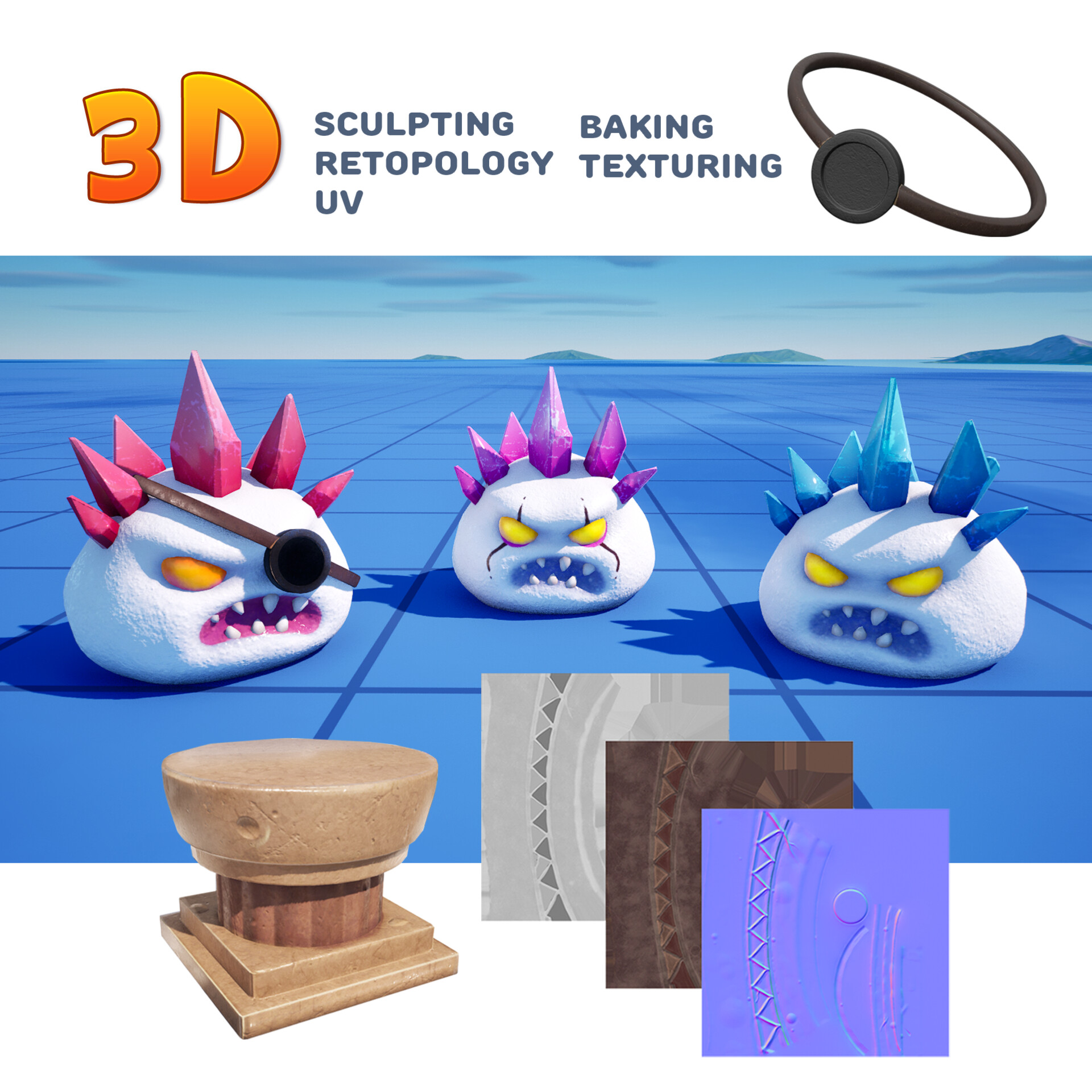 ArtStation - 3D Monsters