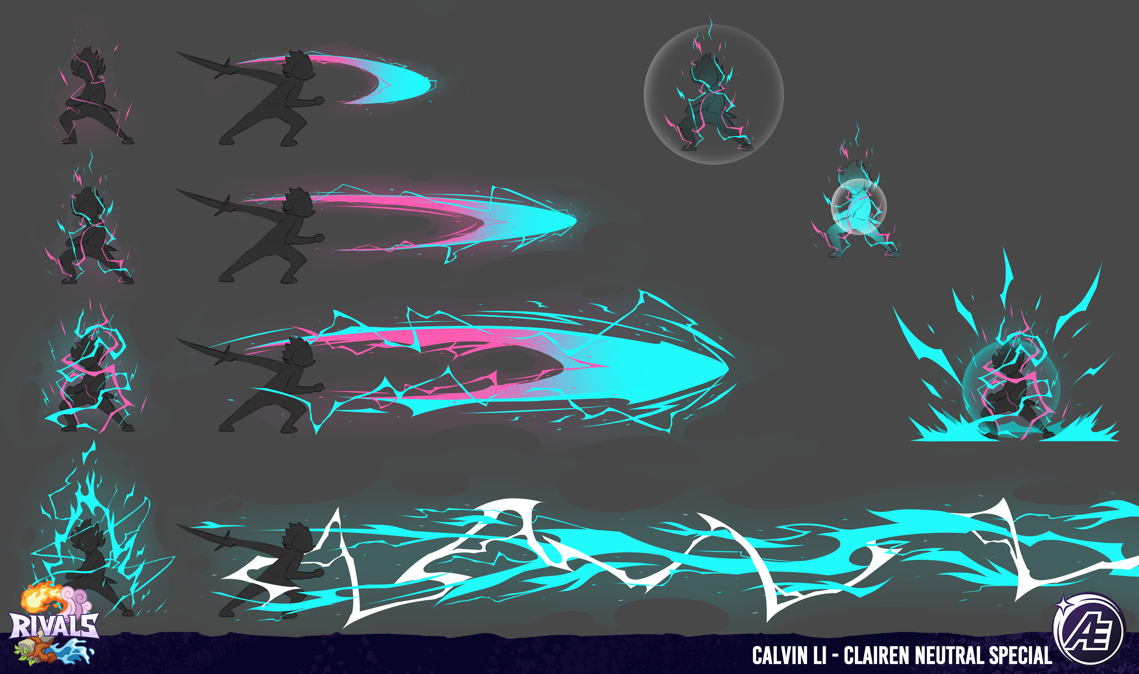 Calvin Li - Rivals of Aether 2 - Clairen VFX Concepts