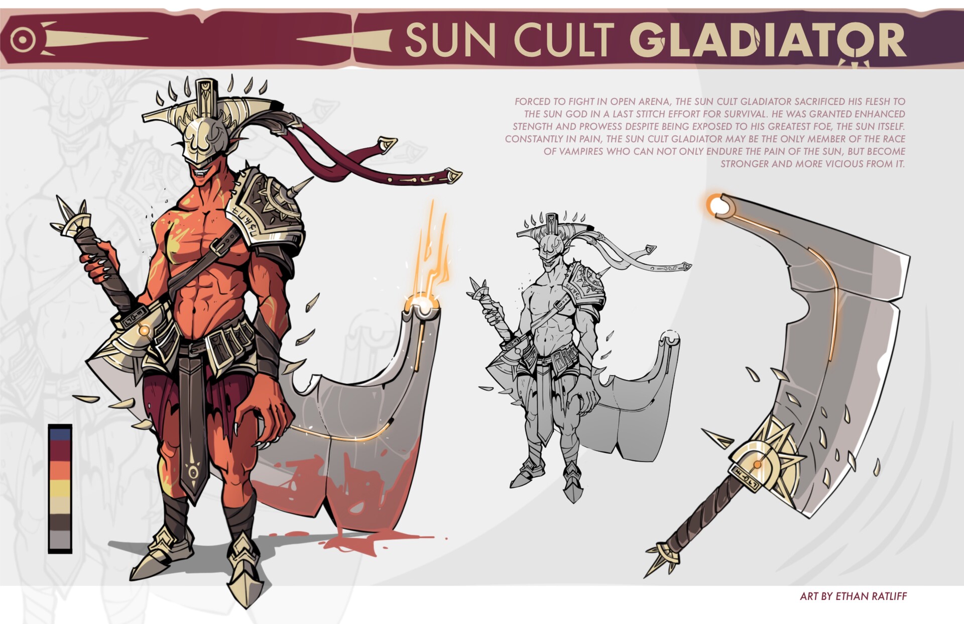 ArtStation - SUN CULT GLADIATOR