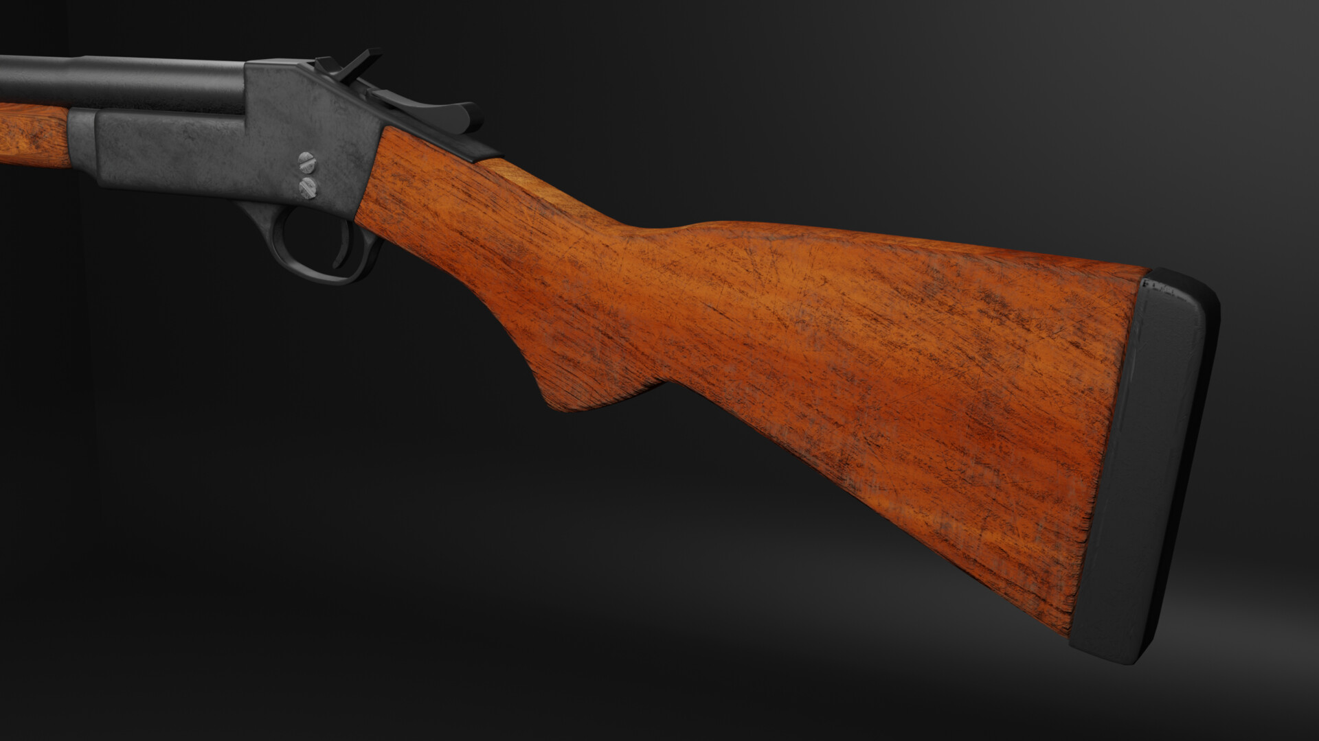 ArtStation - Single Barrel Shotgun