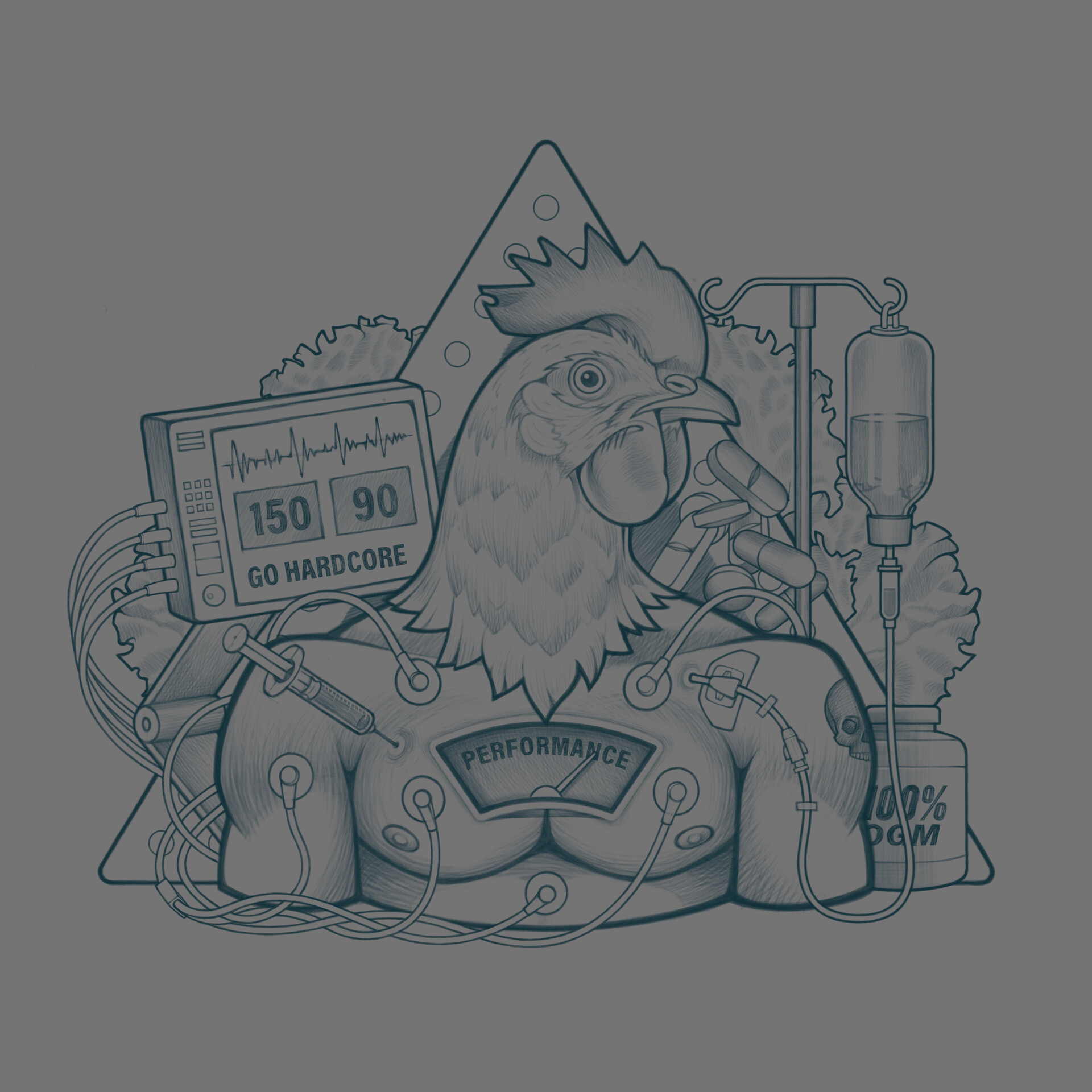 ArtStation - Go Hardcore [The Sketch]