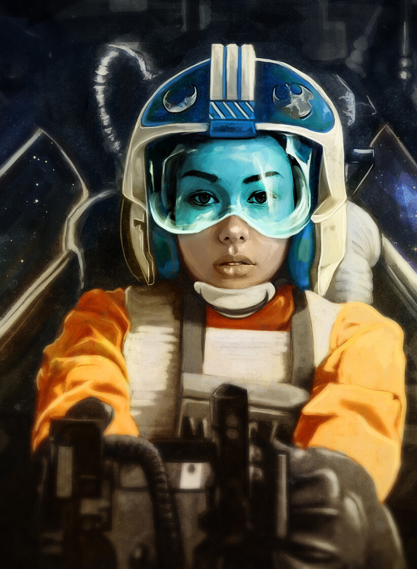 ArtStation - Blue Squadron Pilot