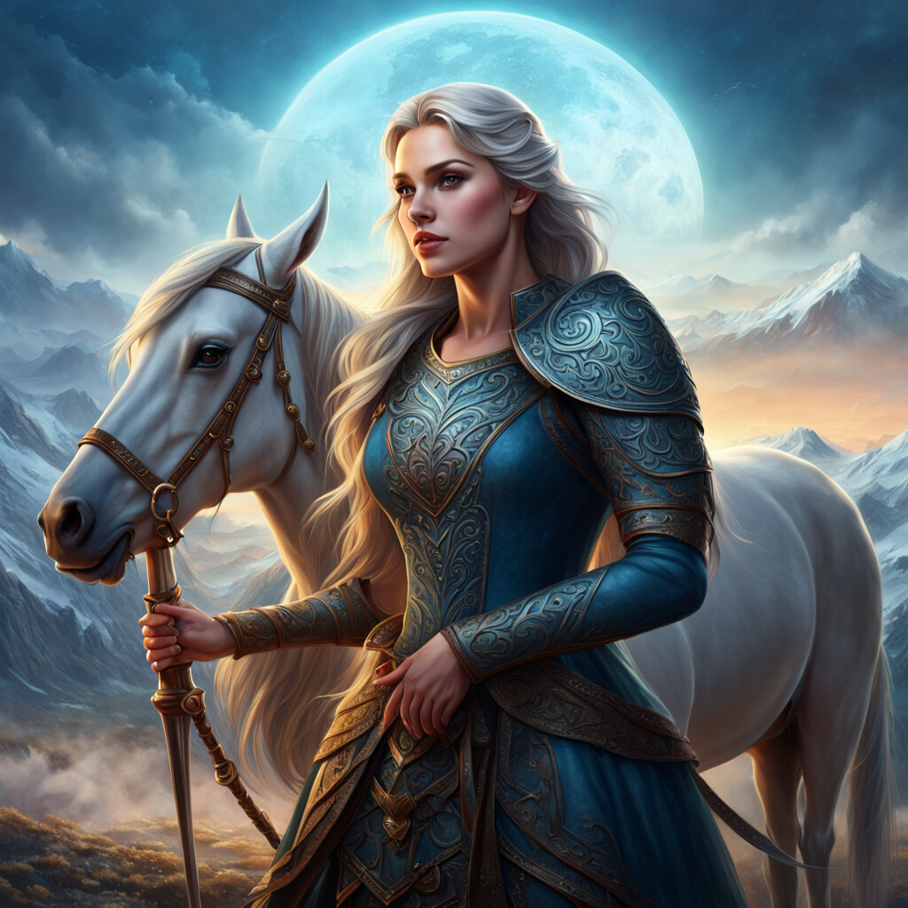 Osiris - Princess With Her Horse(Open Source)(AI)