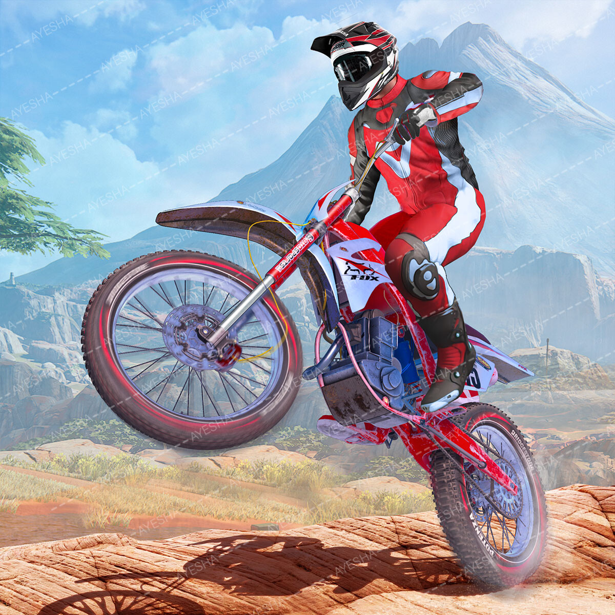 ArtStation - Bike Stunt Icon