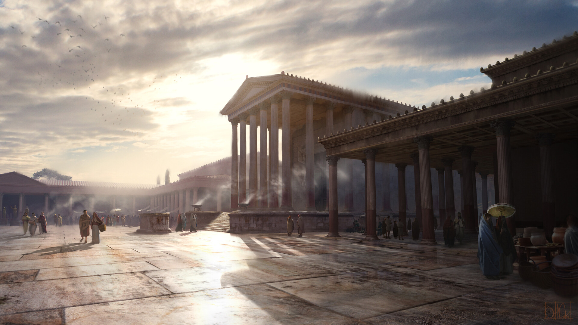 ArtStation - FORO DE CAESAR AUGUSTA