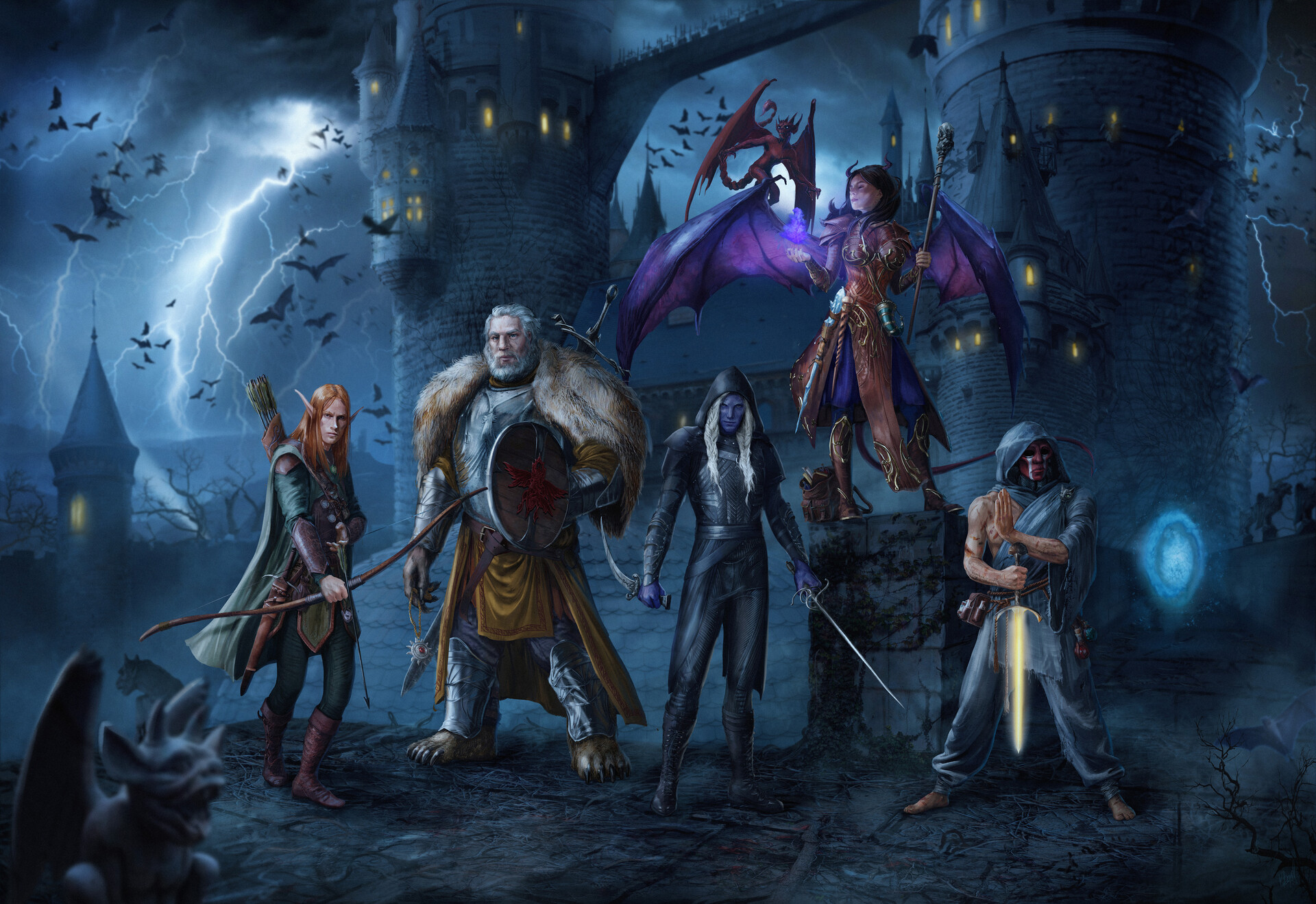 ArtStation - "The Curse of Strahd" D&D commission