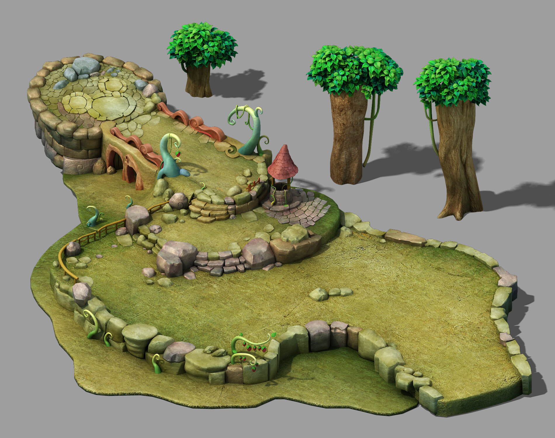 zhanfeng - Disney main city - Ground 03