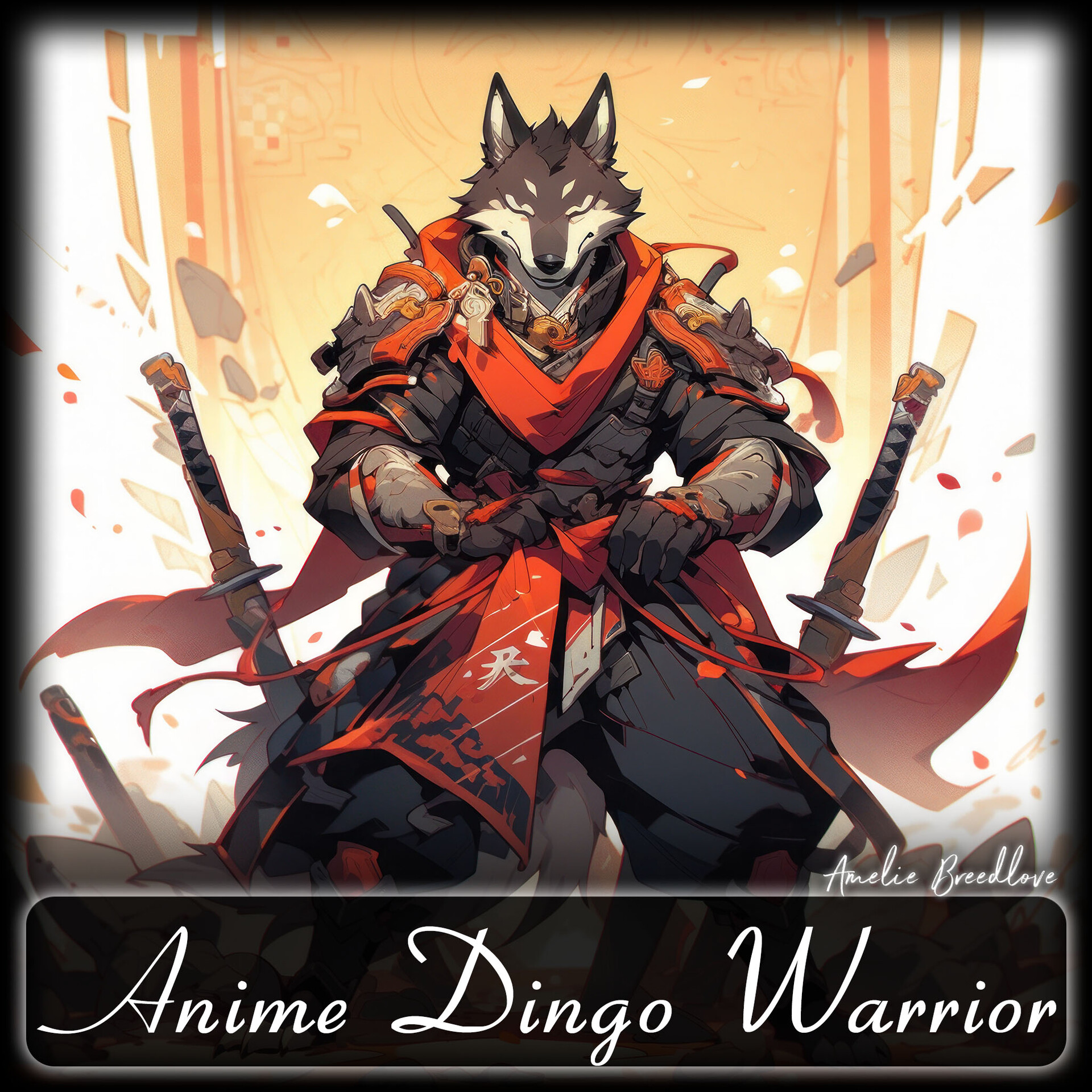ArtStation - 220 Anime Dingo Warrior (Full Body) Reference Pack | 4K | v.23