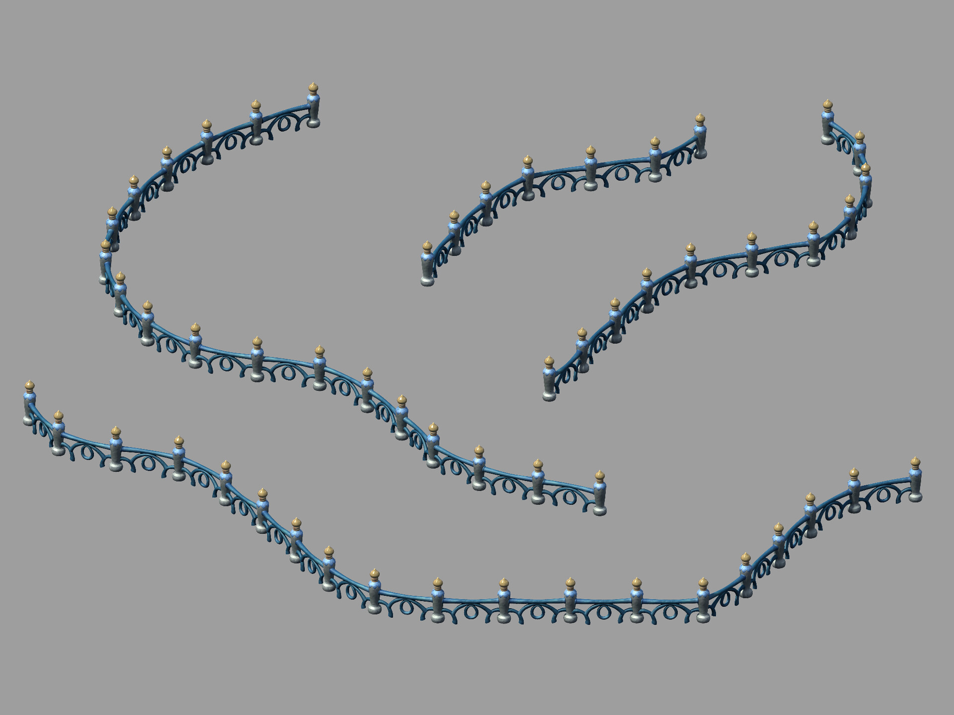 ArtStation - Disney main city - fence 02