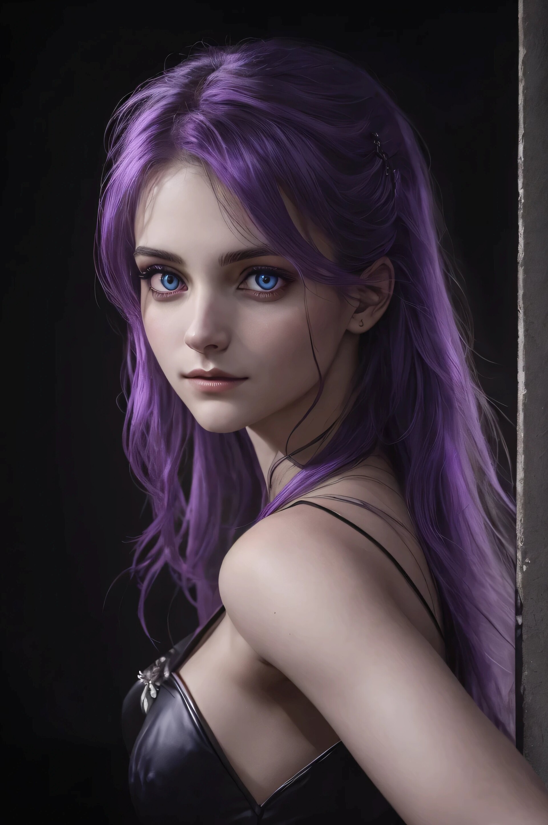 ArtStation - Lilac Lady Lea in Leather