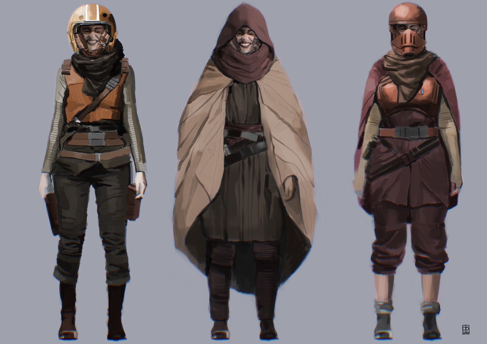 ArtStation - Mos Eisley Spaceport Costume Concepts