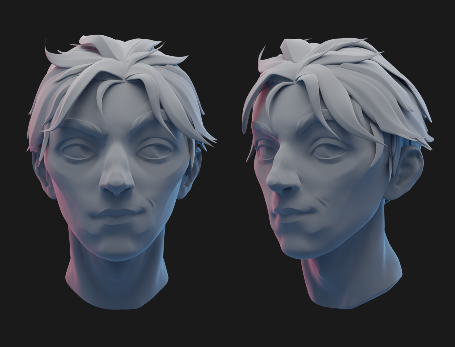 ArtStation - Smirking man