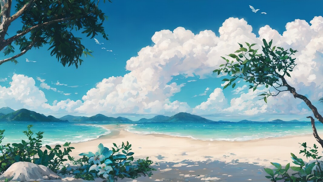 ArtStation - Beautiful Watercolor Landscape