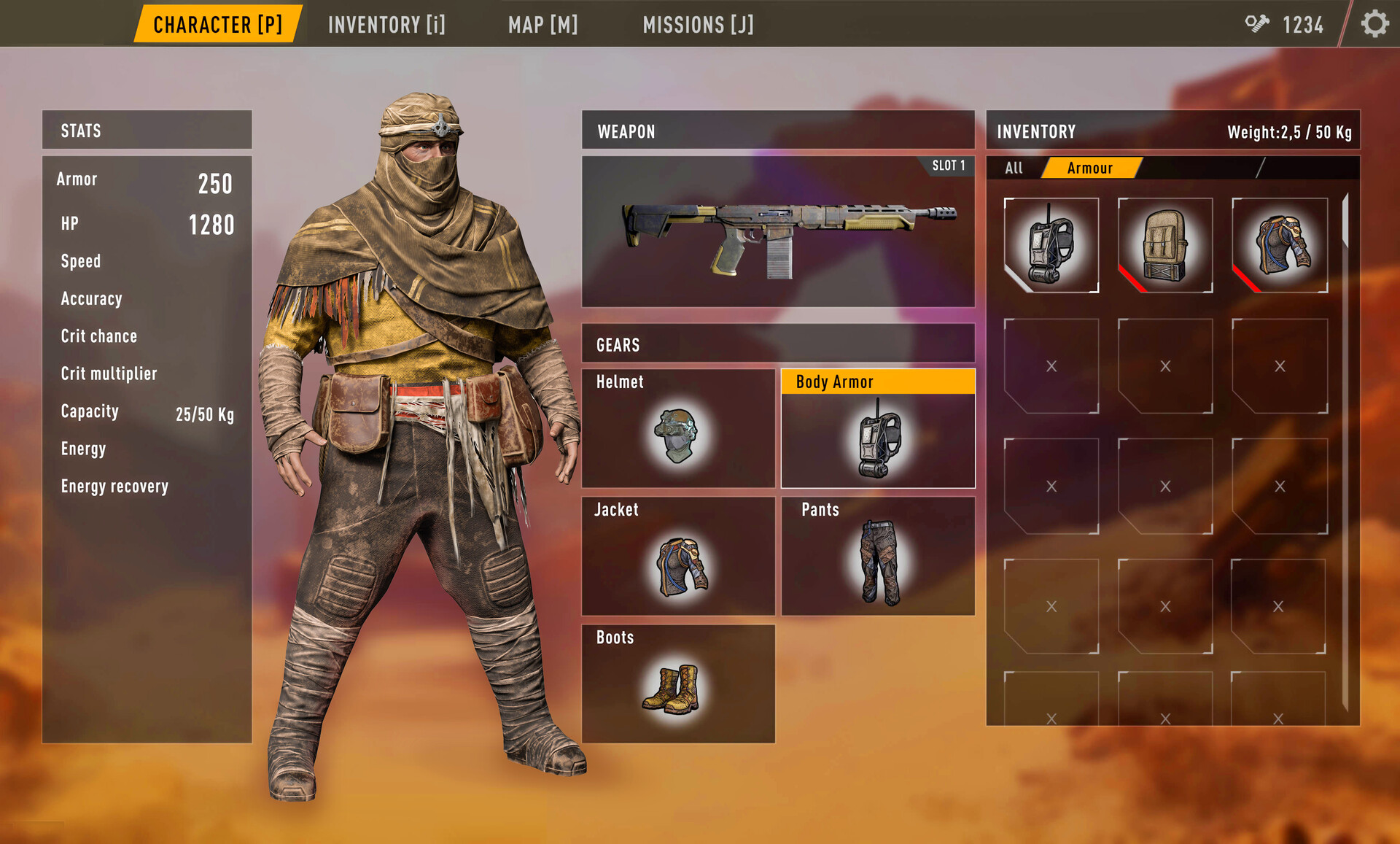 ArtStation - shooter UI