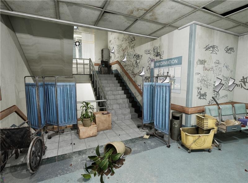 ArtStation - Lighting: Interior example - Academic Study