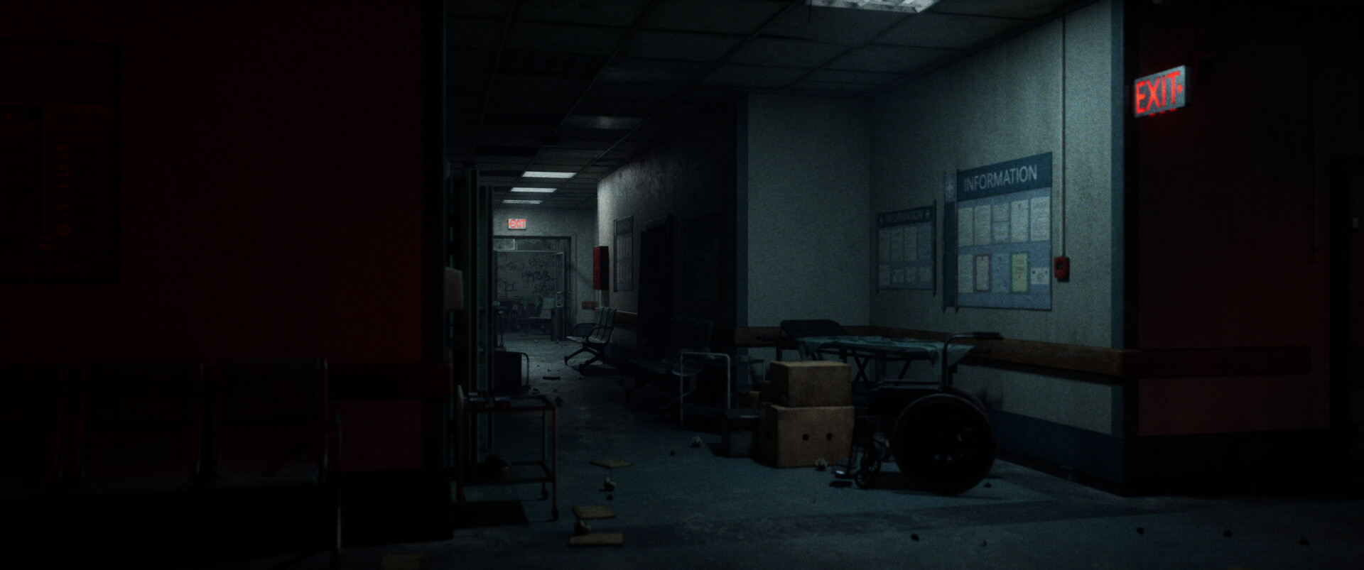 ArtStation - Lighting: Interior example - Academic Study