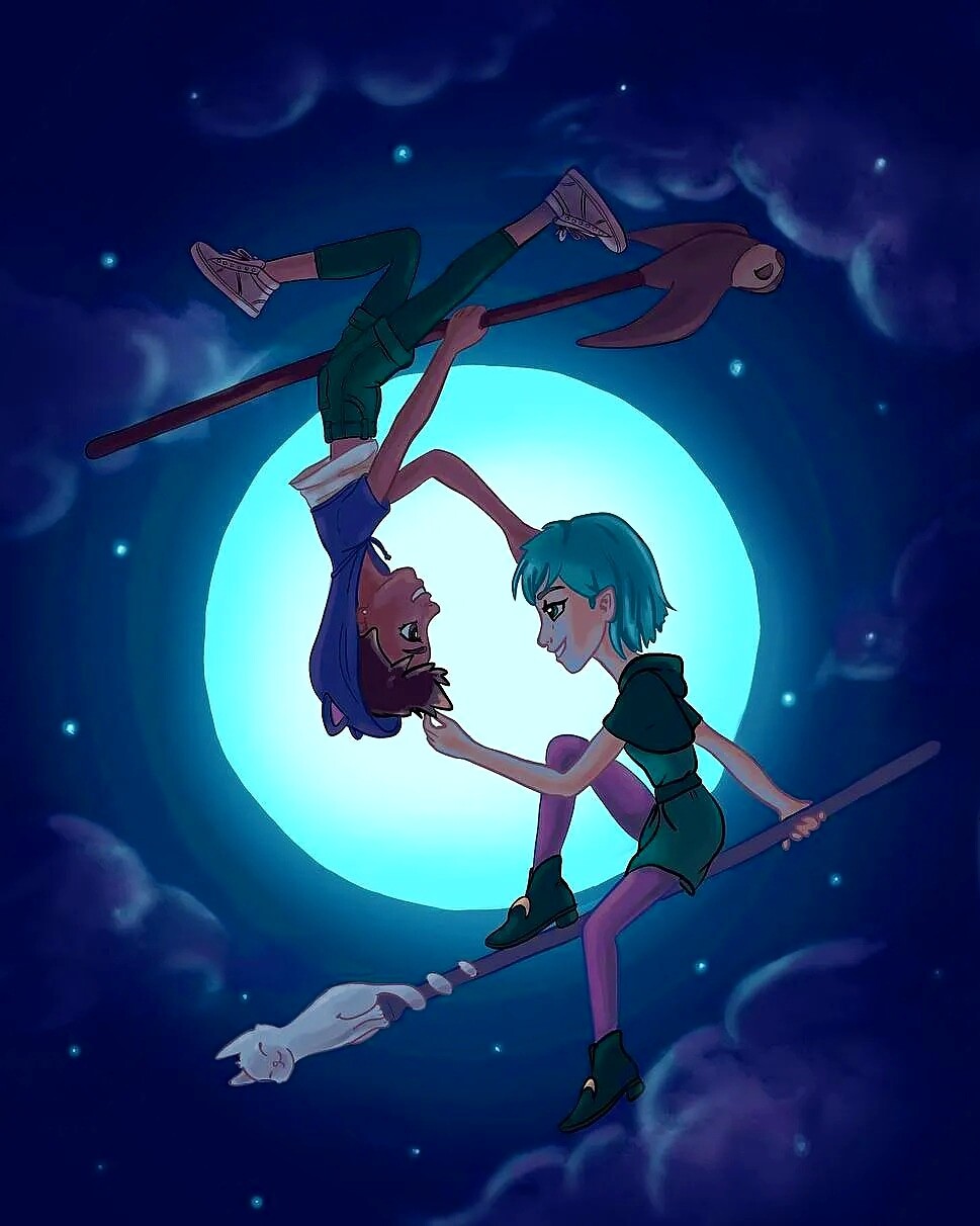 Celia Coca - Luz y Amity fanart