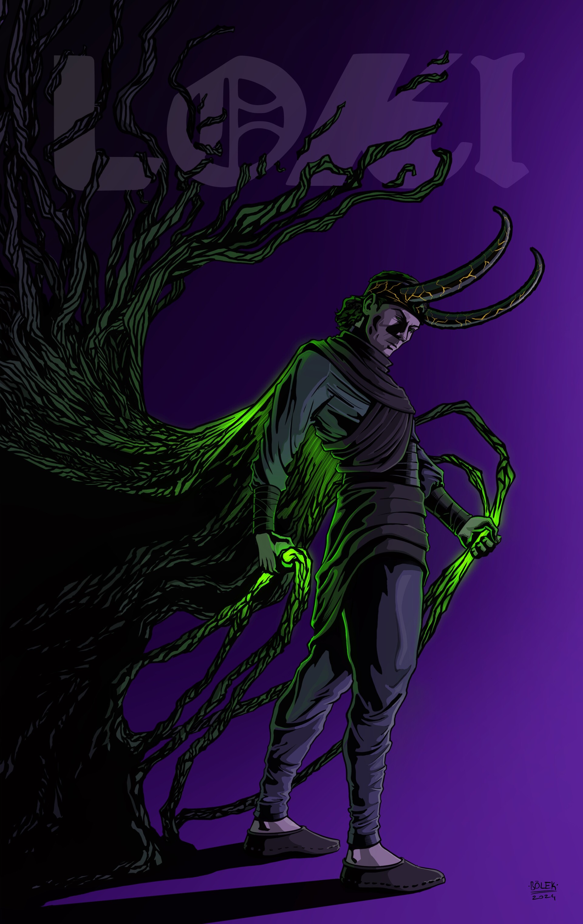 ArtStation - Loki Comic Cover - Colored