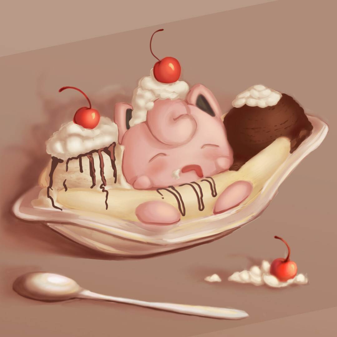 ArtStation - JigglyPuff Dessert - Fanart
