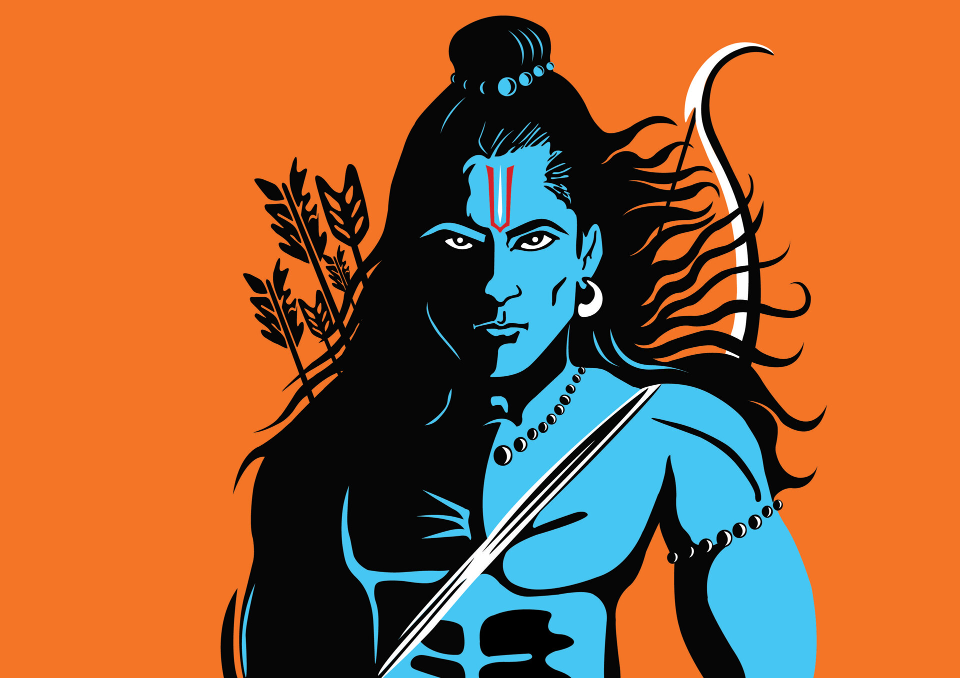 ArtStation - Shree Ram Vector Art