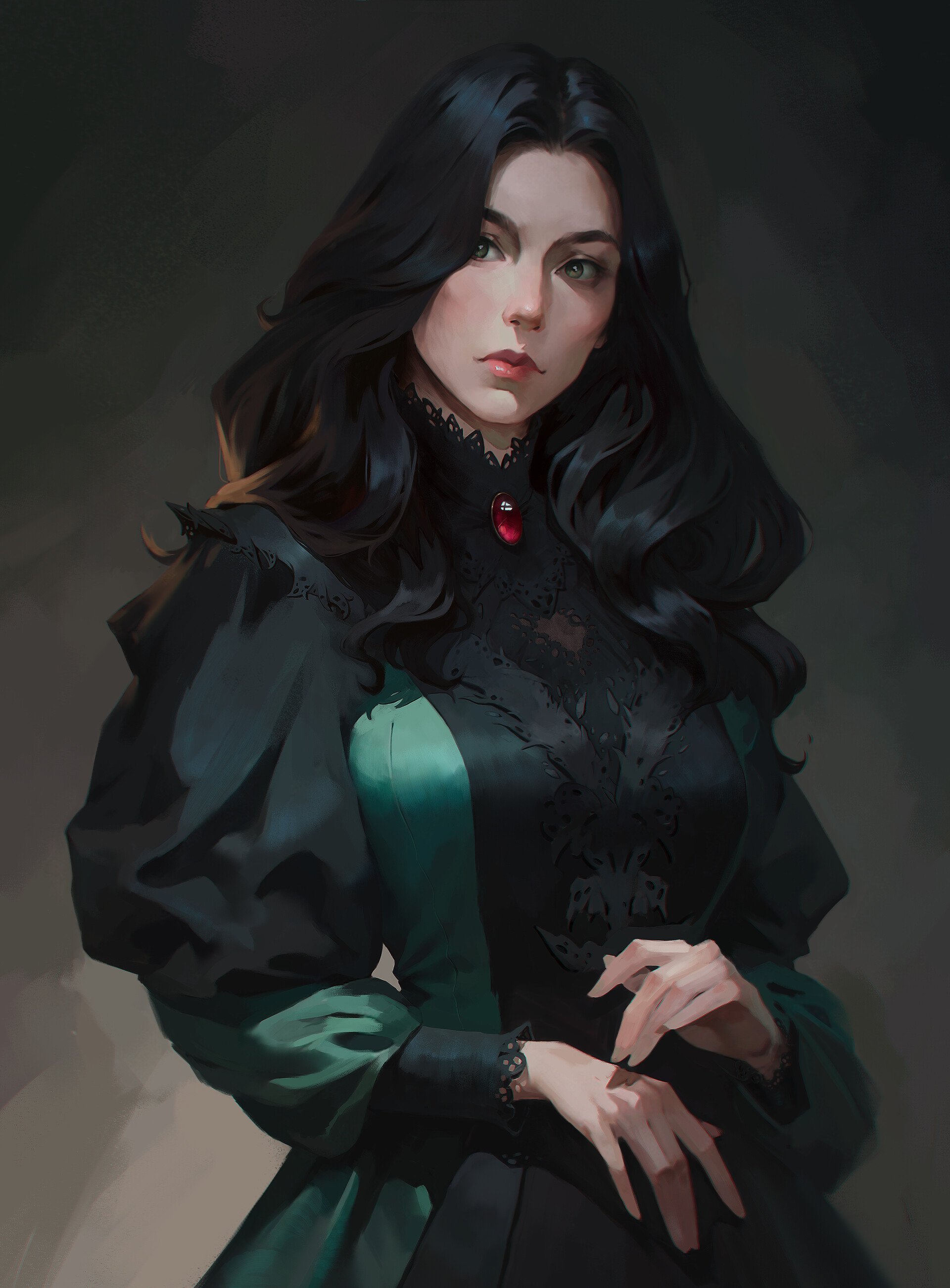 ArtStation - portrait of a book character